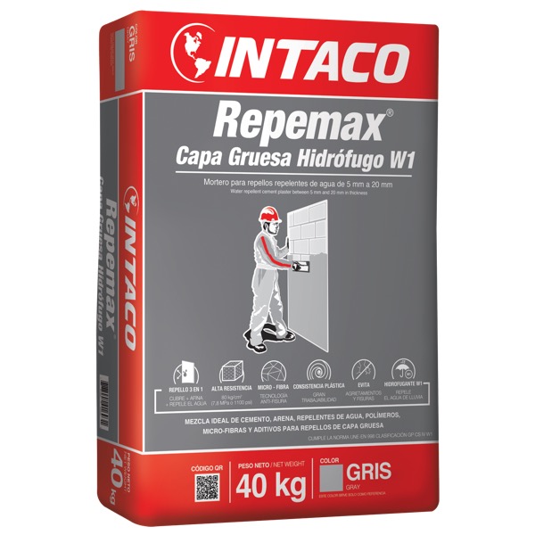 Colono Construccion - REPEMAX GRUESO HIDROFUGADO W1 40K